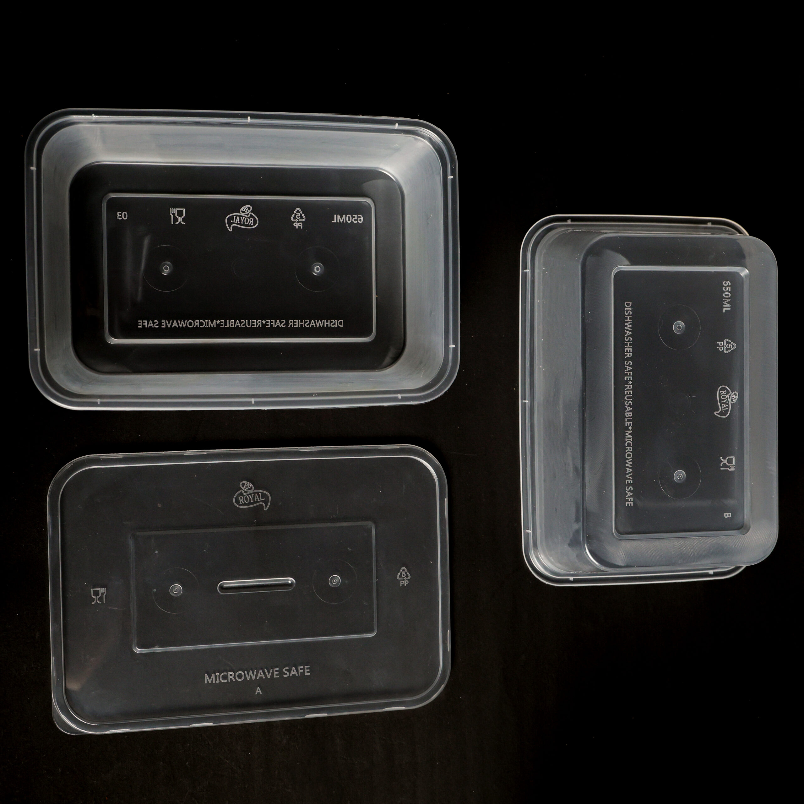 650 ML – Rectangluar Container – rproyal.com